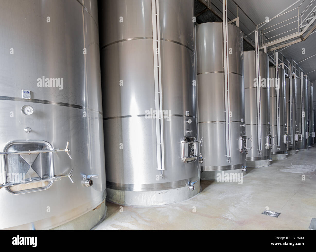 Inox steel tanks hi-res stock photography and images - Alamy