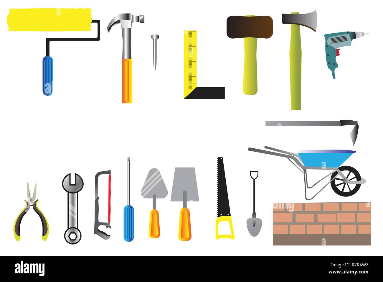 Fixed wrench Stock Vector Images - Alamy