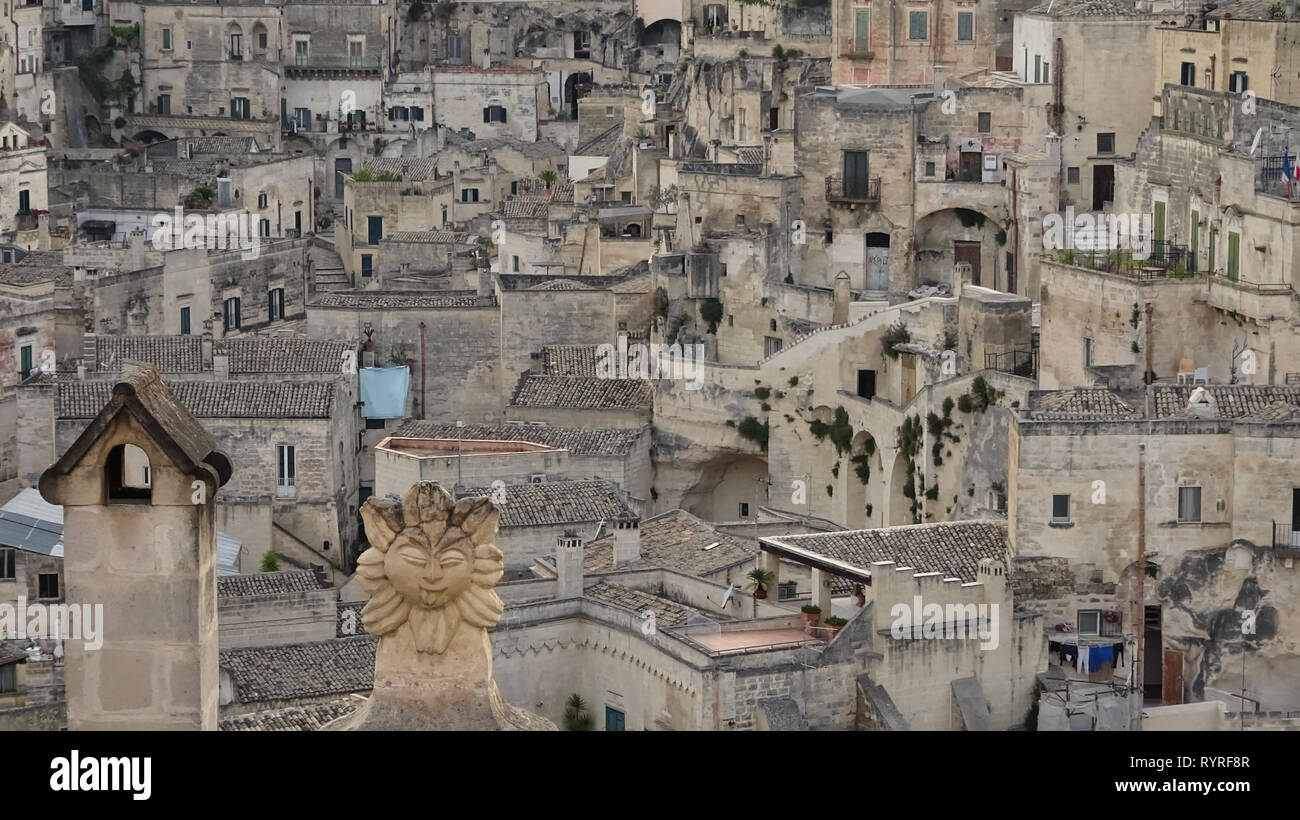 A view of the old houses in the city of Matera Stock Photo - Alamy