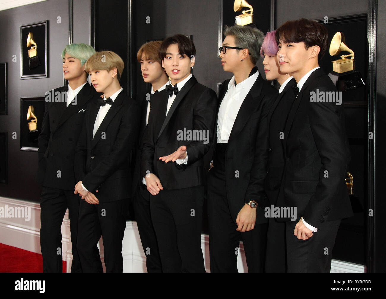 61st Annual Grammy Awards 2019 Arrivals held at the Staples Center in ...