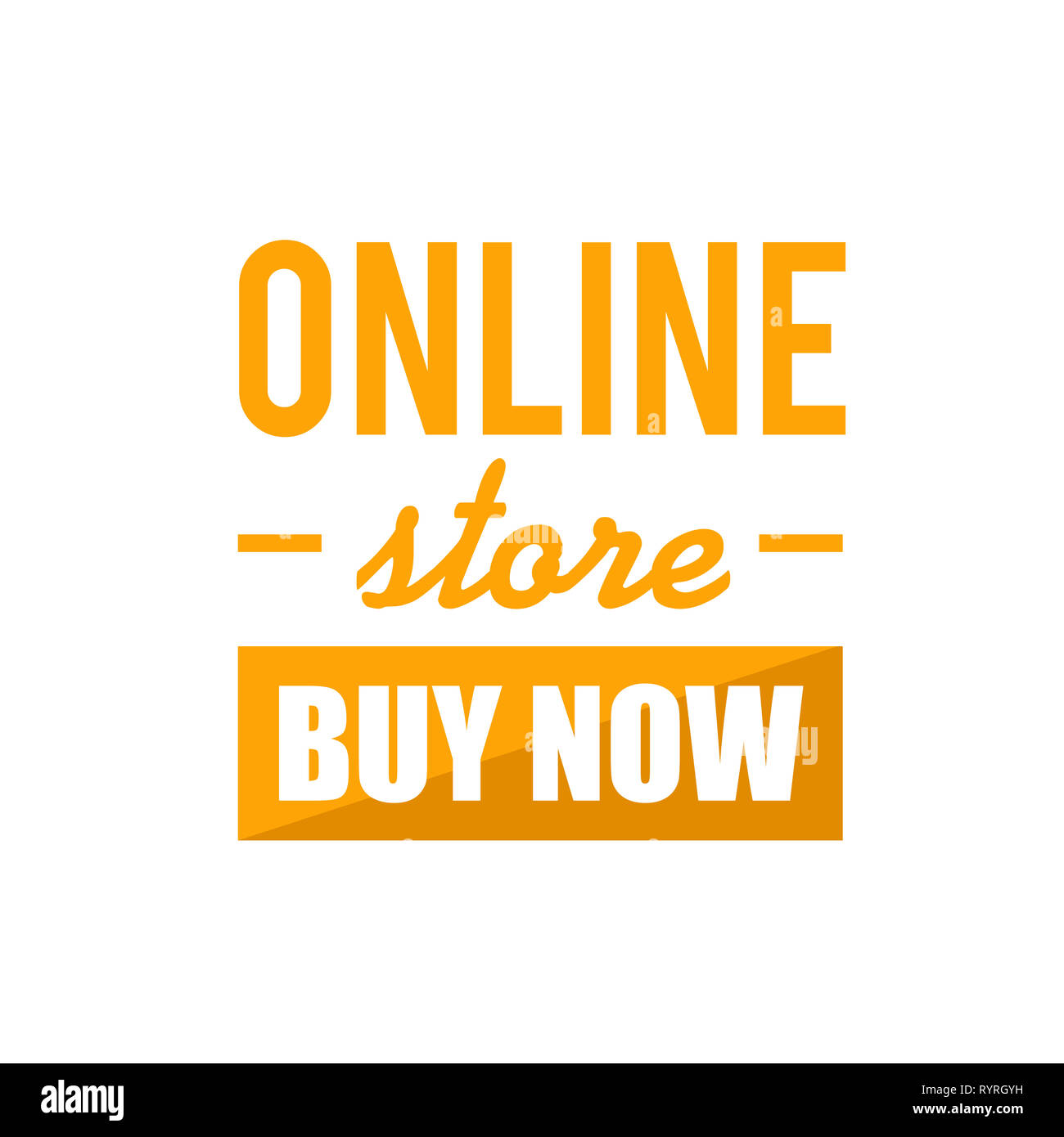 online store buy now sign concept illustration over a white background ...