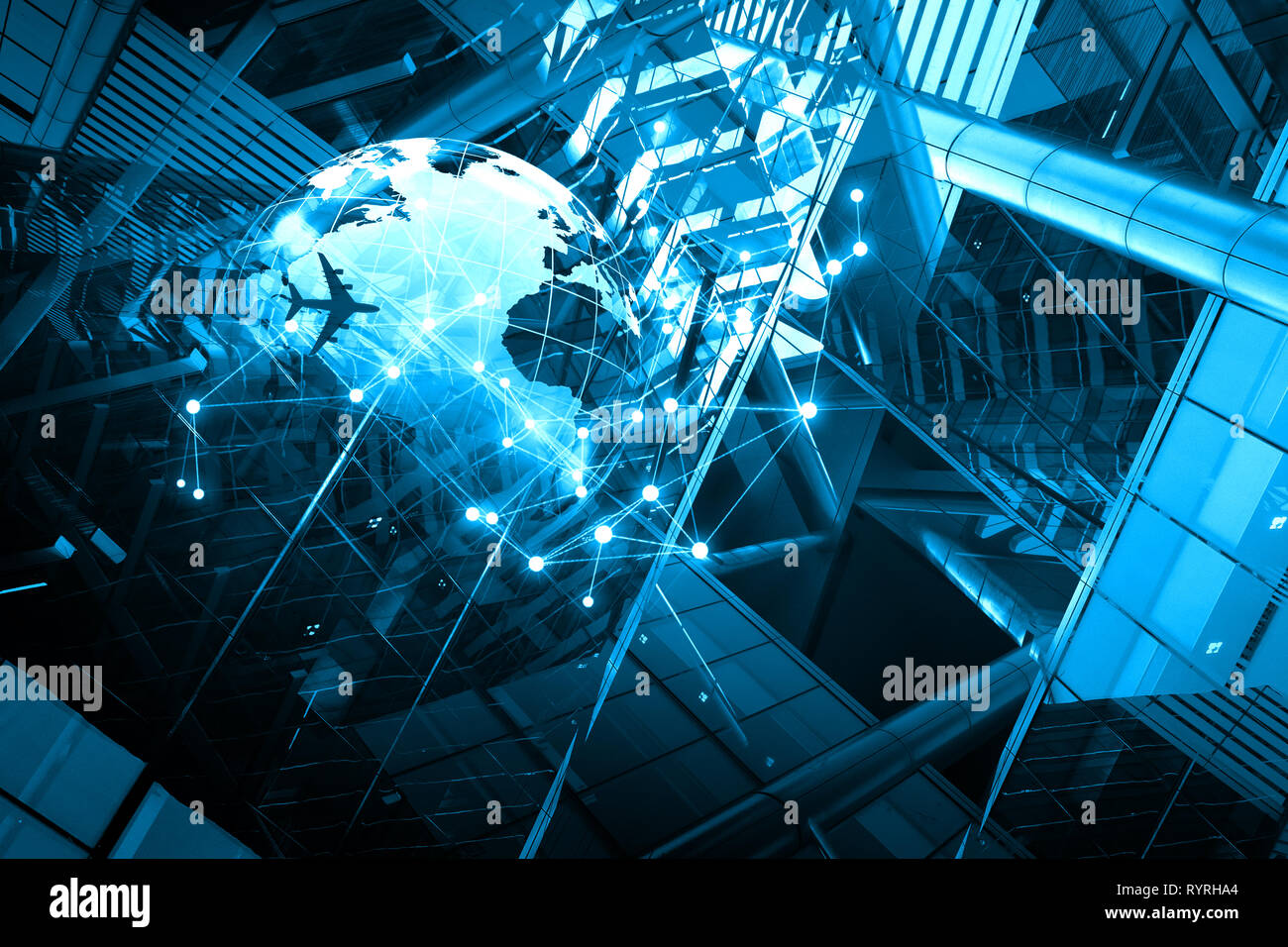 Innovative technology background Stock Photo - Alamy