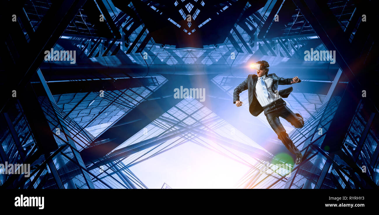 Future of technology. Mixed media Stock Photo - Alamy