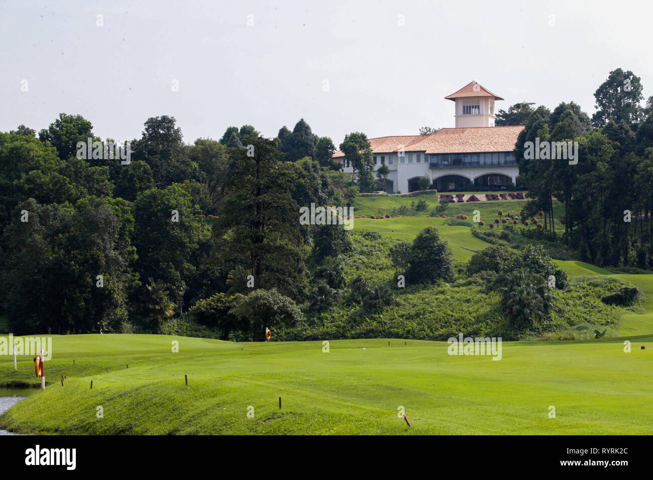 Nice Golf Field Golf Course Stock Photo - Alamy