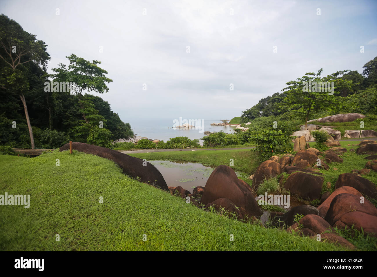 Nice Golf Field Golf Course Stock Photo - Alamy