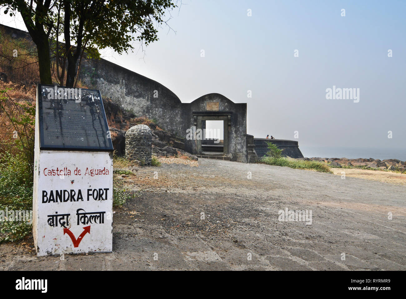 Bandra fort or band Stand near Bandra,Mumbai,maharashtra,India Stock ...