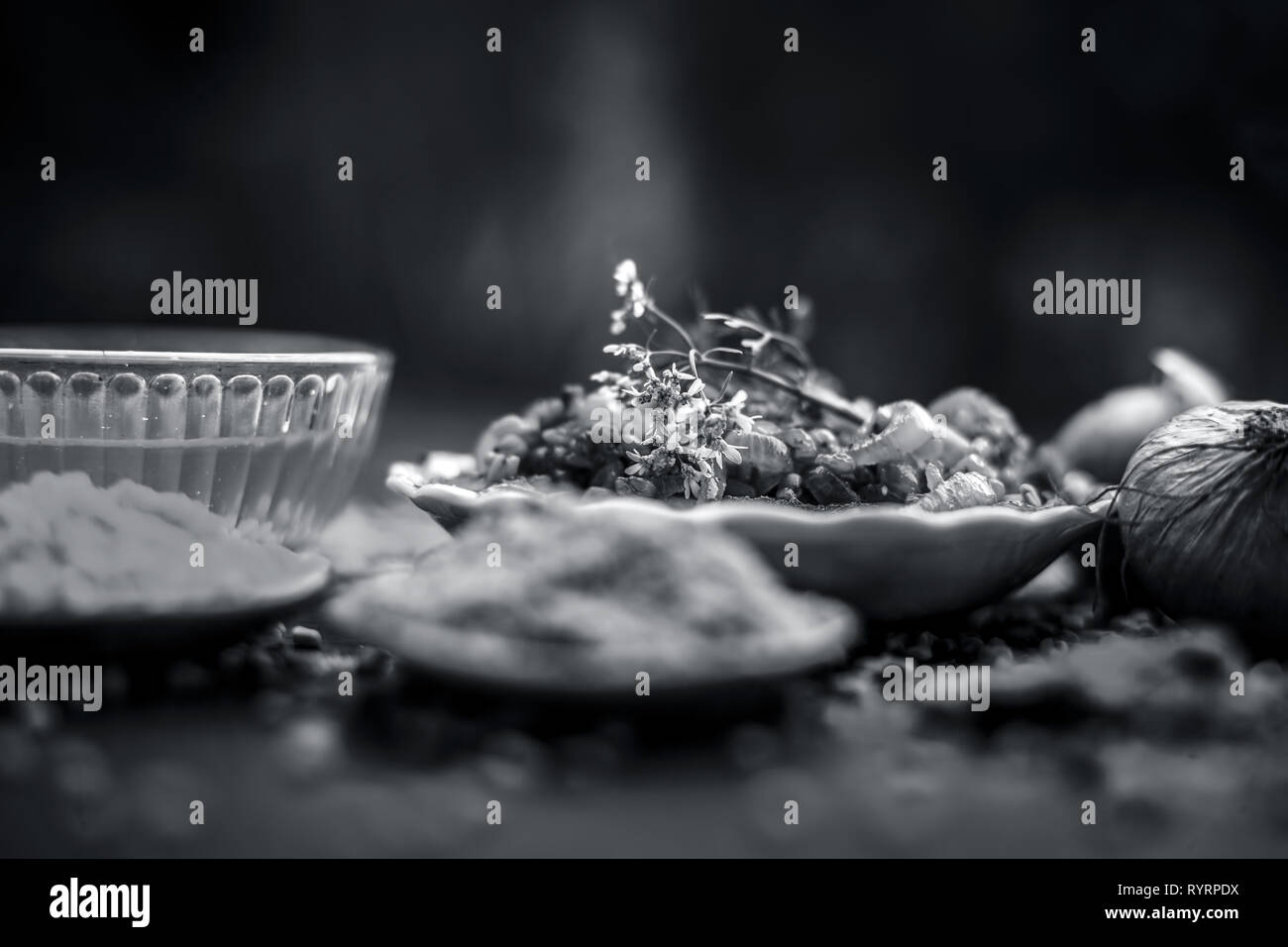 Popular Indian and Asian Methi nu shak made up of fenu greek seeds and ...