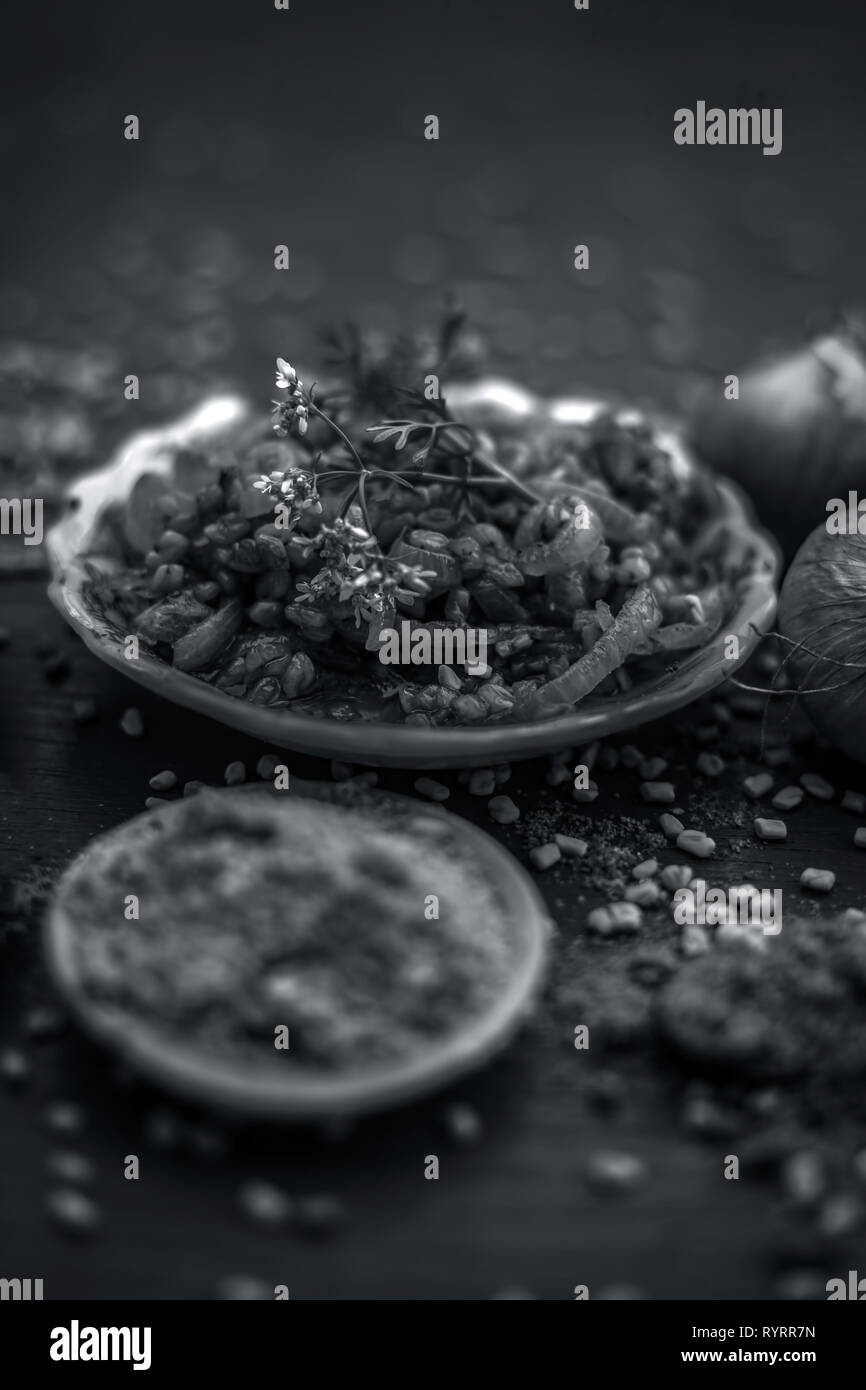 Popular Indian and Asian Methi nu shak made up of fenu greek seeds and ...