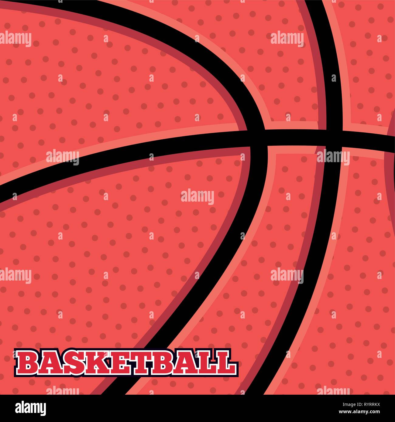 basketball sport ball background vector illustration design Stock ...