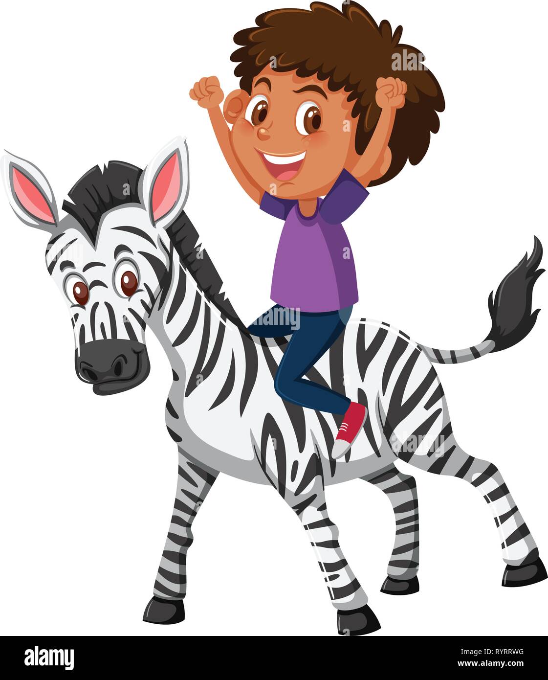 Smiling zebra Stock Vector Images - Alamy