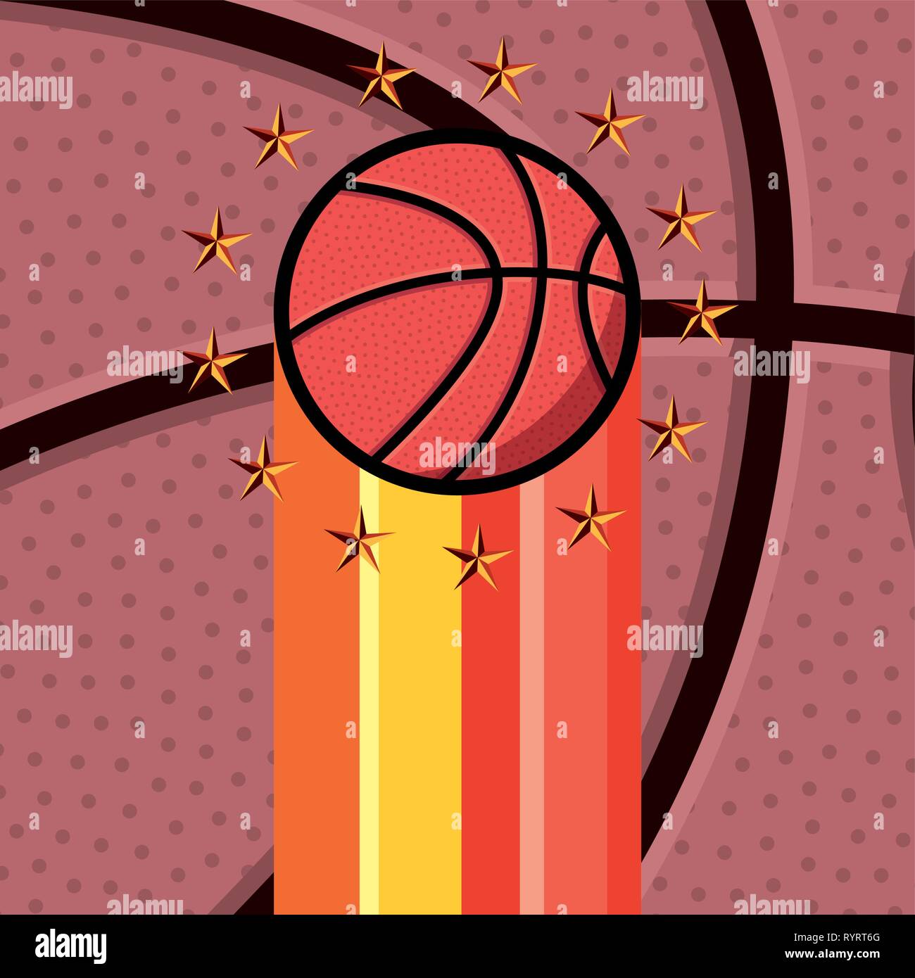 basketball sport ball background vector illustration design Stock ...