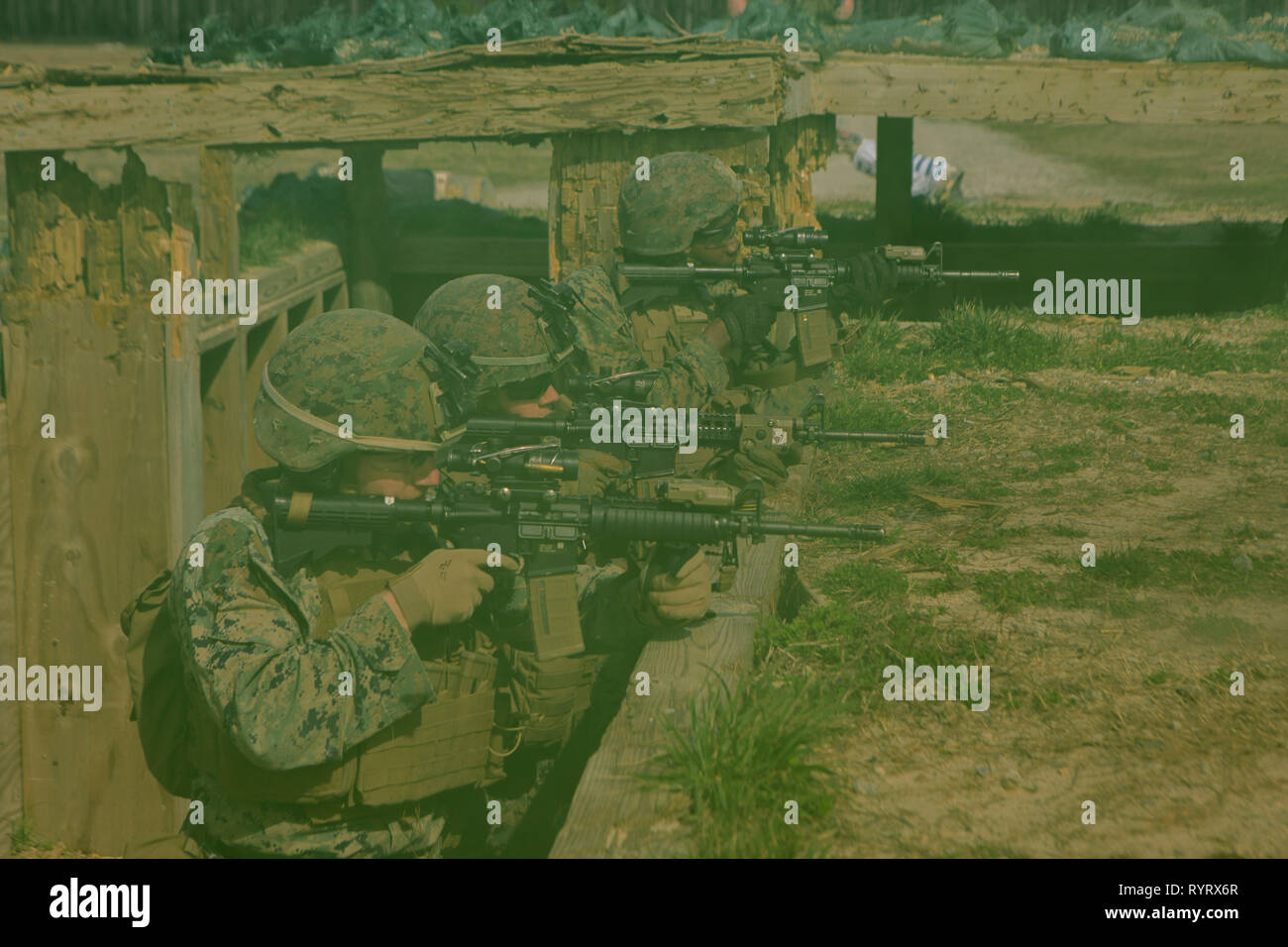 U.S. Marines with 2nd Combat Engineer Battalion, 2nd Marine Division ...