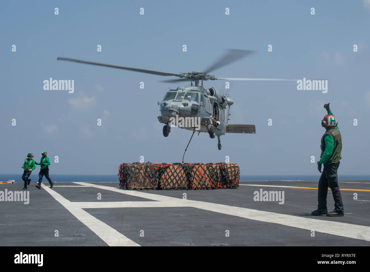 Helicopter Sea Combat Squadron Hsc 14 High Resolution Stock Photography ...