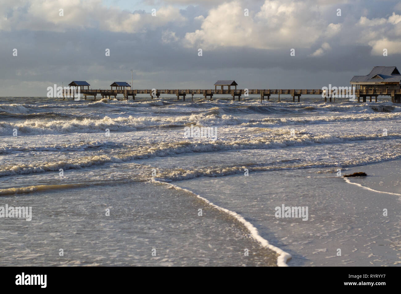 The day after Hurricane Irma hit Clearwater Beach Stock Photo - Alamy