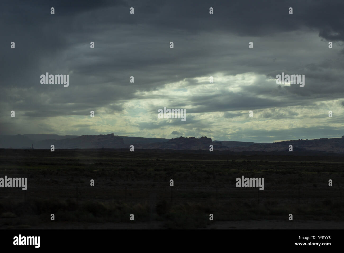 desert storm in arizona Stock Photo - Alamy