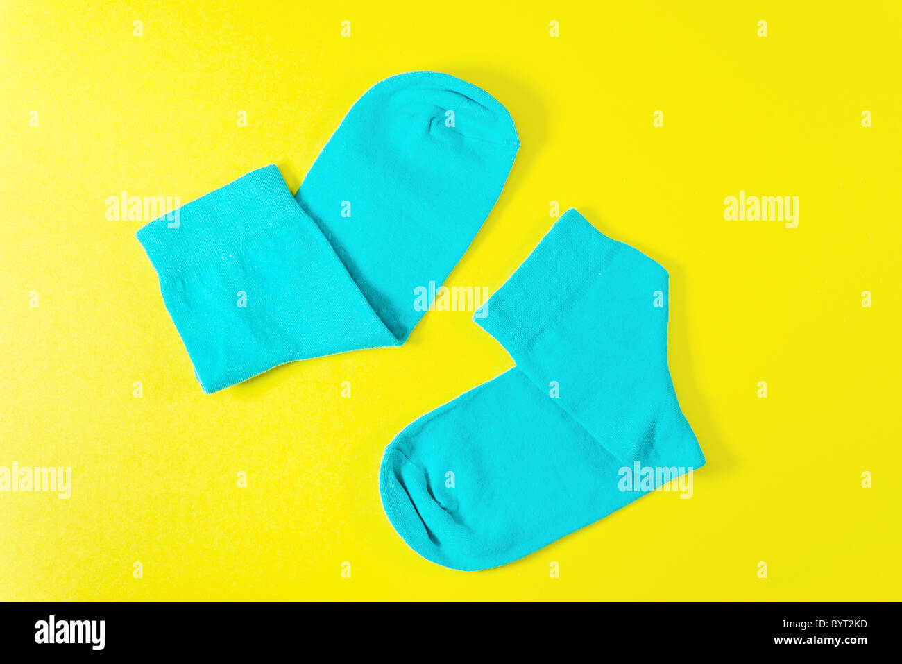 Blue socks hi-res stock photography and images - Alamy