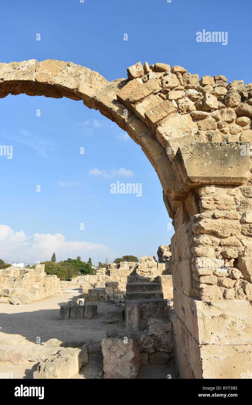 Ruins in paphos hi-res stock photography and images - Alamy