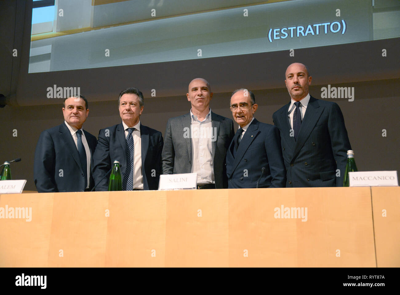 In photo - from left to right - Franco Siddi, Alessandro Salem ...
