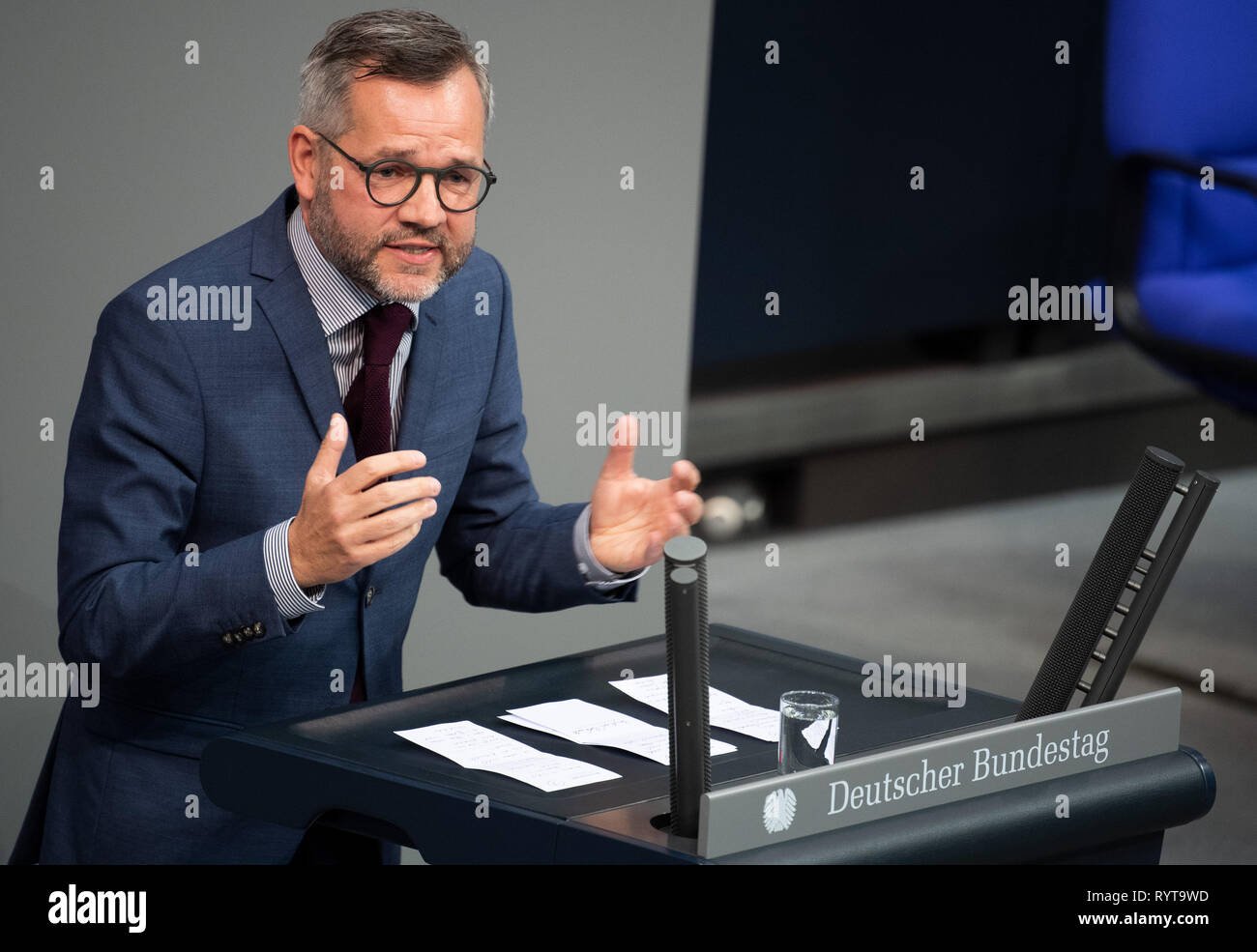 Berlin, Germany. 15th Mar, 2019. Michael Roth (SPD), Minister of State ...