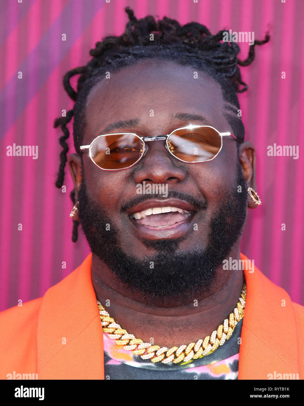 LOS ANGELES, CA, USA - MARCH 14: Rapper T-Pain (Faheem Rasheed Najm ...