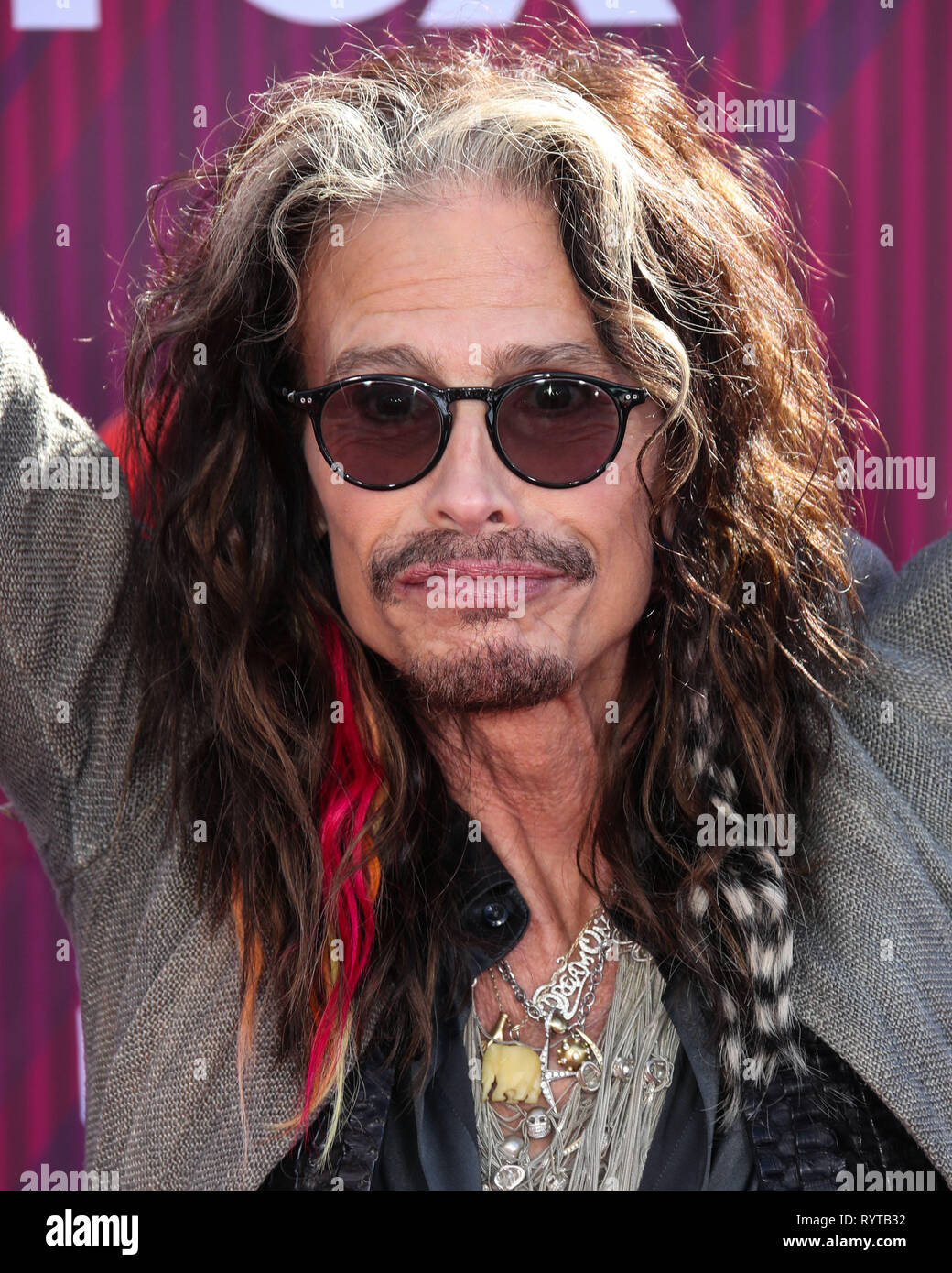 LOS ANGELES, CA, USA - MARCH 14: Steven Tyler arrives at the 2019 ...