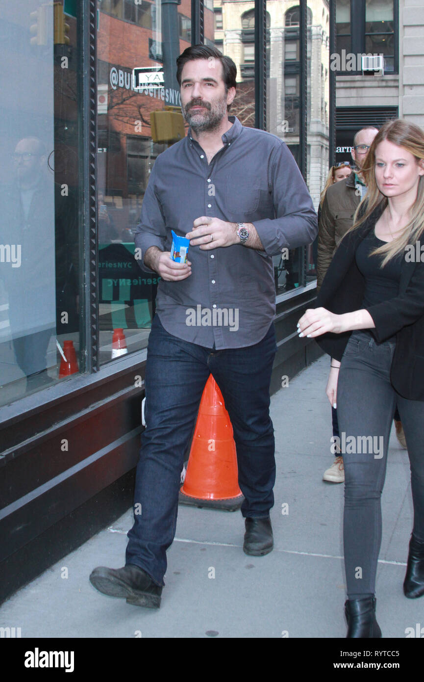 New York, NY, USA. 14th Mar, 2019. Rob Delaney at Build Series ...