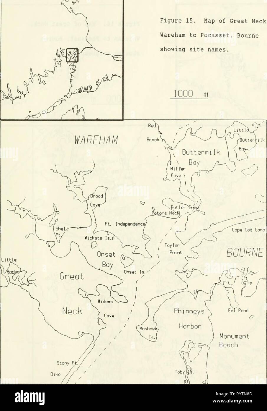 Map of wareham hi-res stock photography and images - Alamy