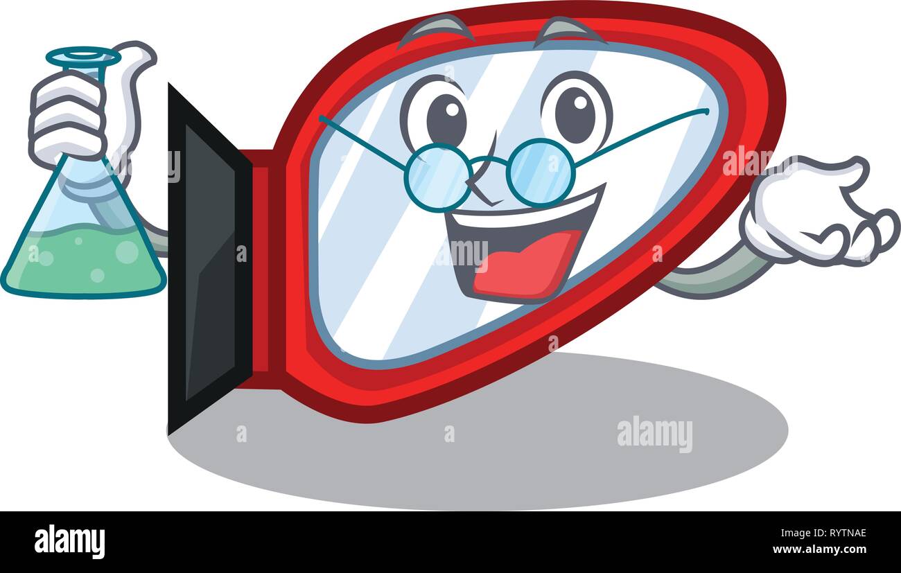 Professor side mirror in the cartoon shape Stock Vector Image & Art - Alamy
