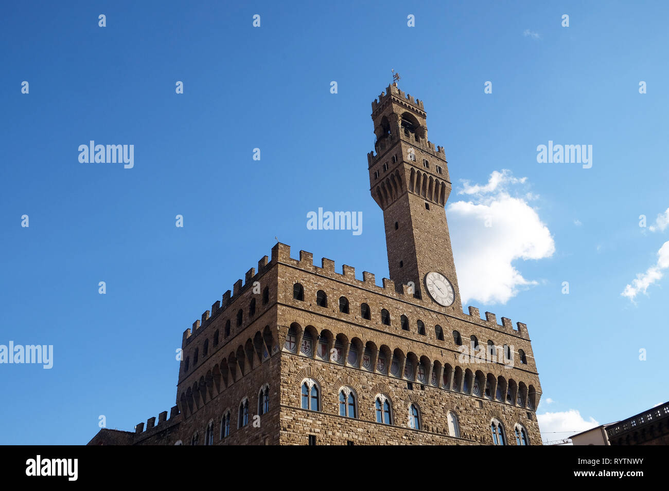 The Palazzo Vecchio (Old Palace) a Massive Romanesque Fortress Palace ...