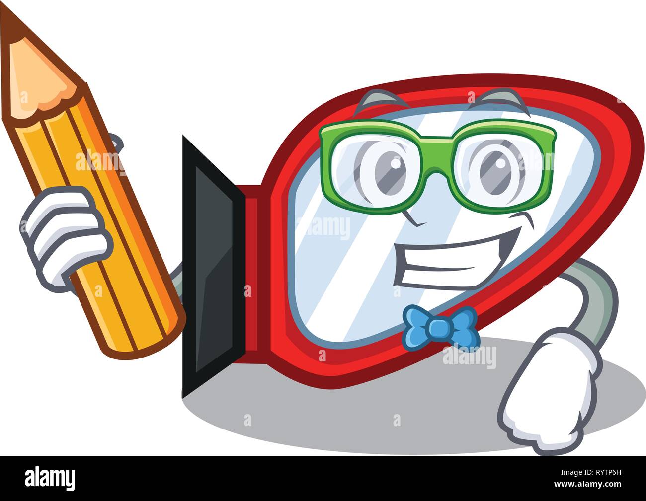 Student side mirror in the cartoon shape Stock Vector Image & Art - Alamy