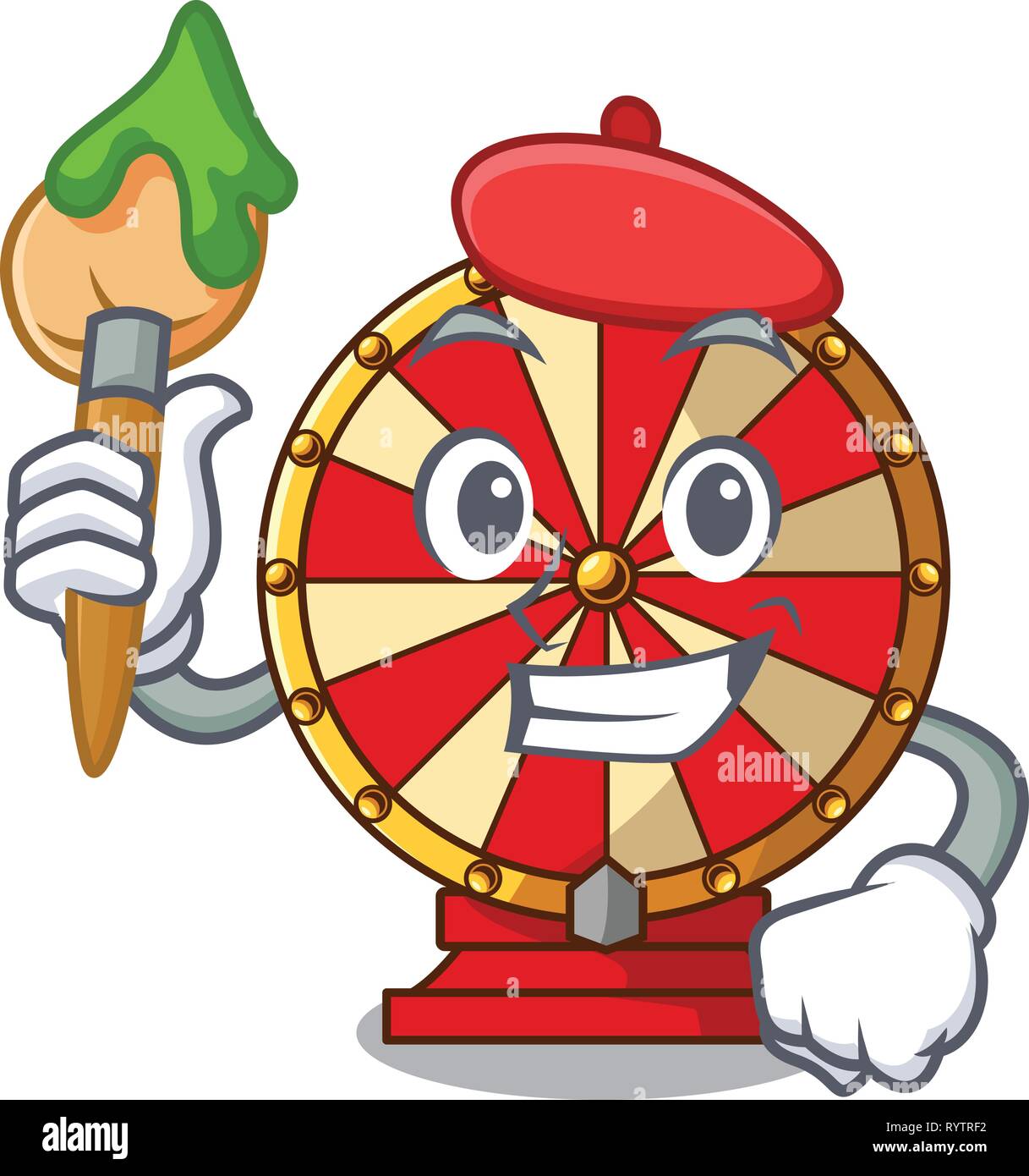 Spinning Prize Wheel Clip Art