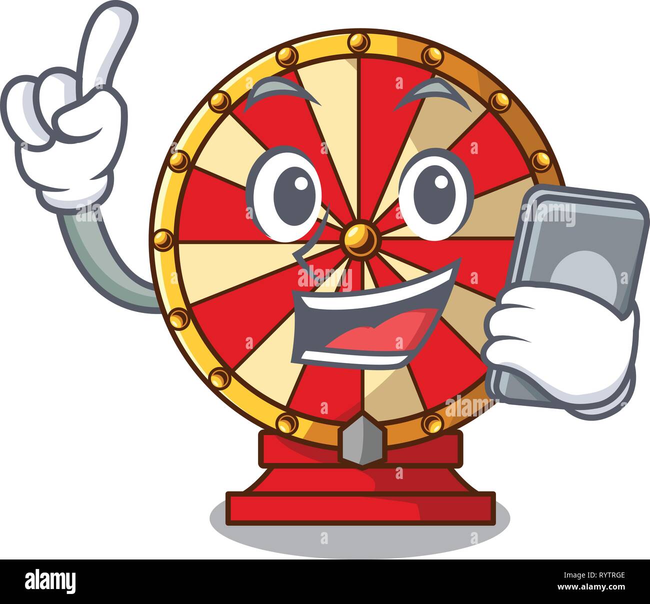 Turn dial phone Stock Vector Images - Alamy