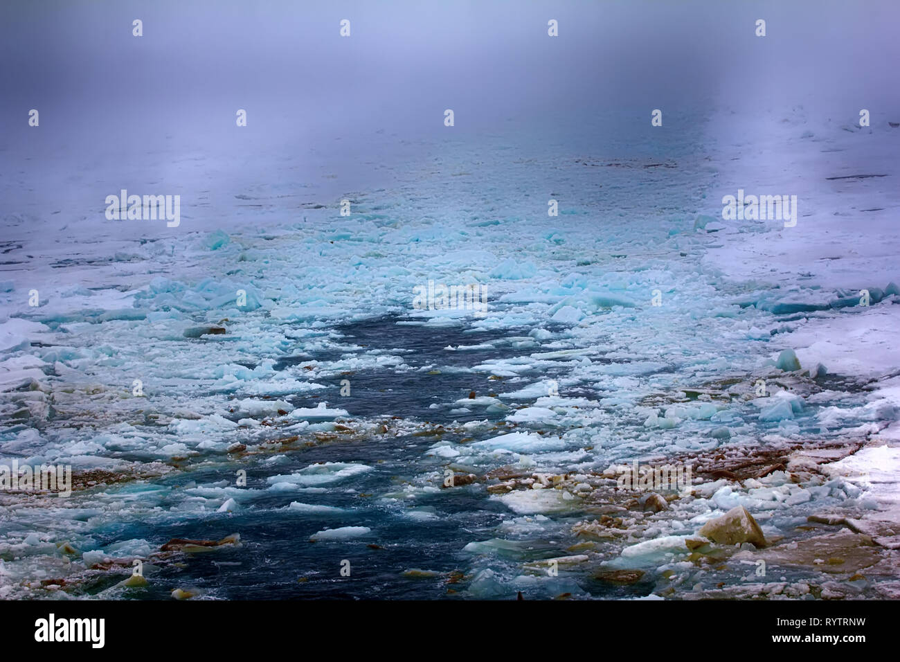 Ice slough hi-res stock photography and images - Alamy