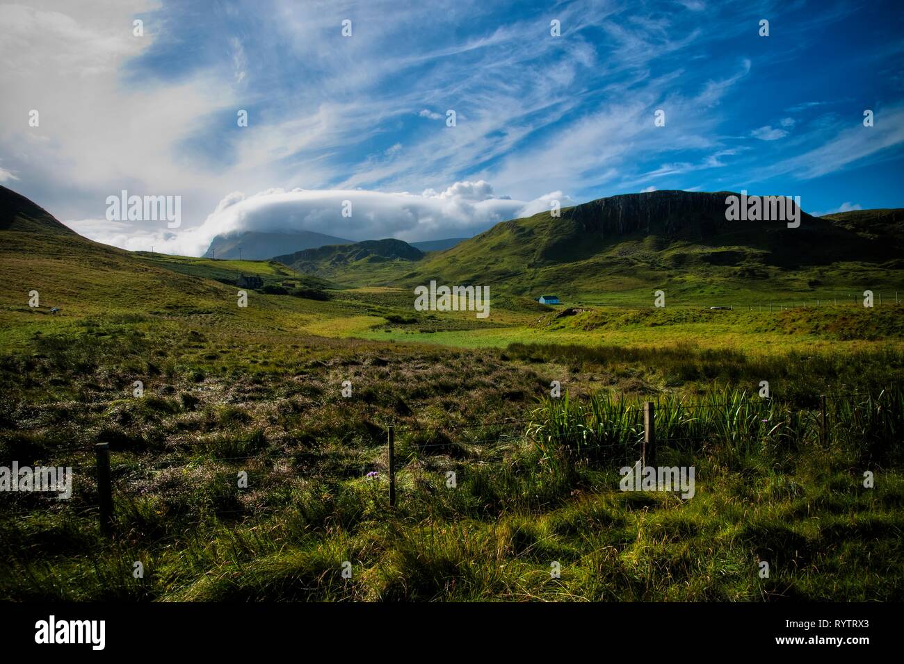 Mountainous landscapes of the Scottish Highlands Stock Photo - Alamy