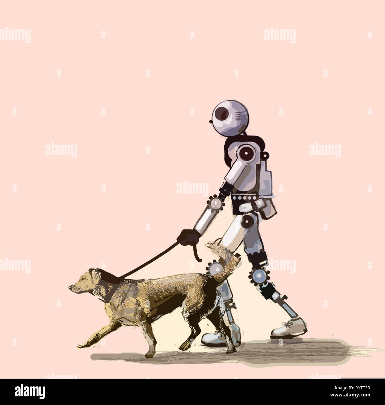 Walking Robot Dog High Resolution Stock Photography and Images - Alamy