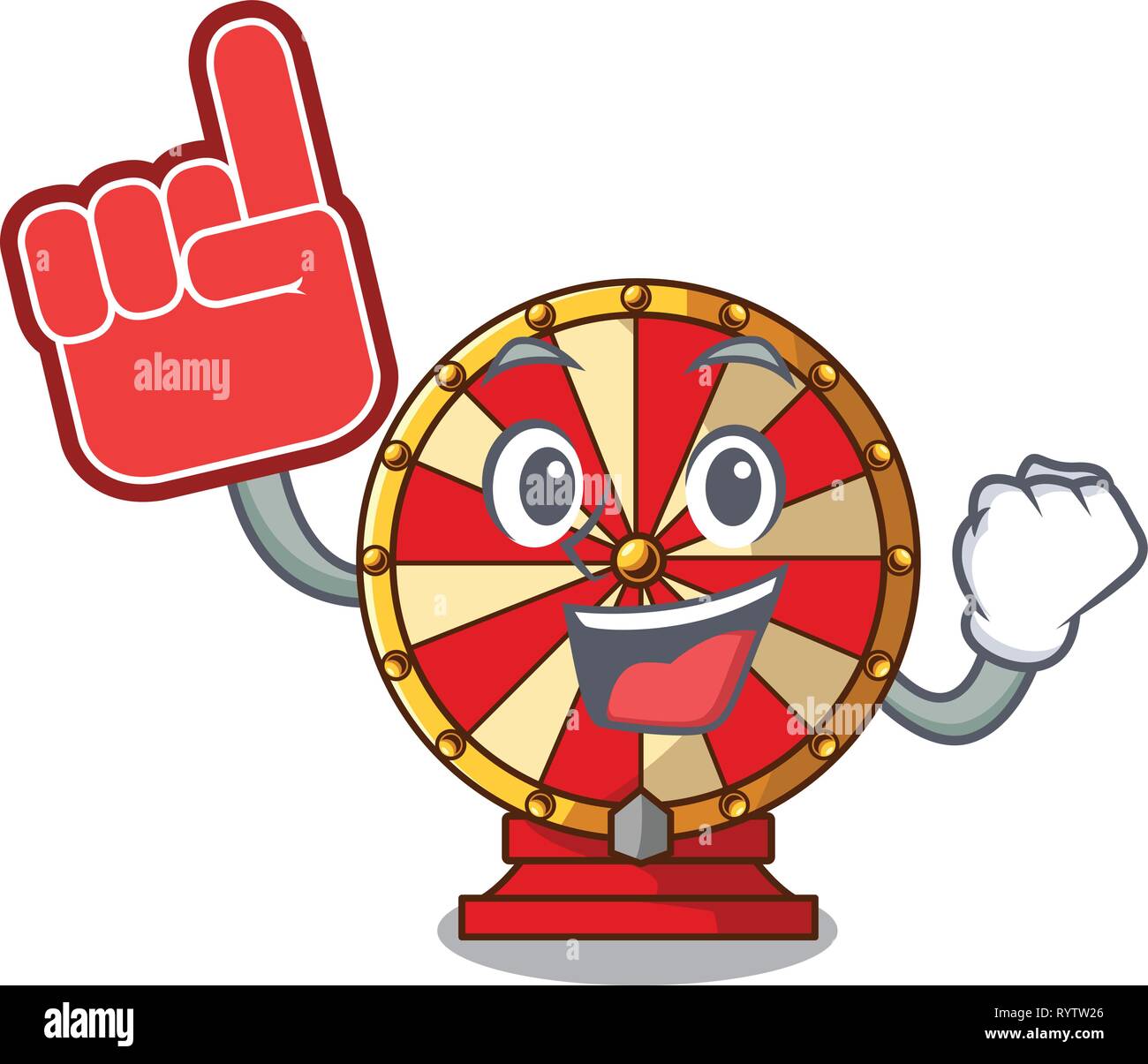 Prize wheel hand Stock Vector Images - Alamy