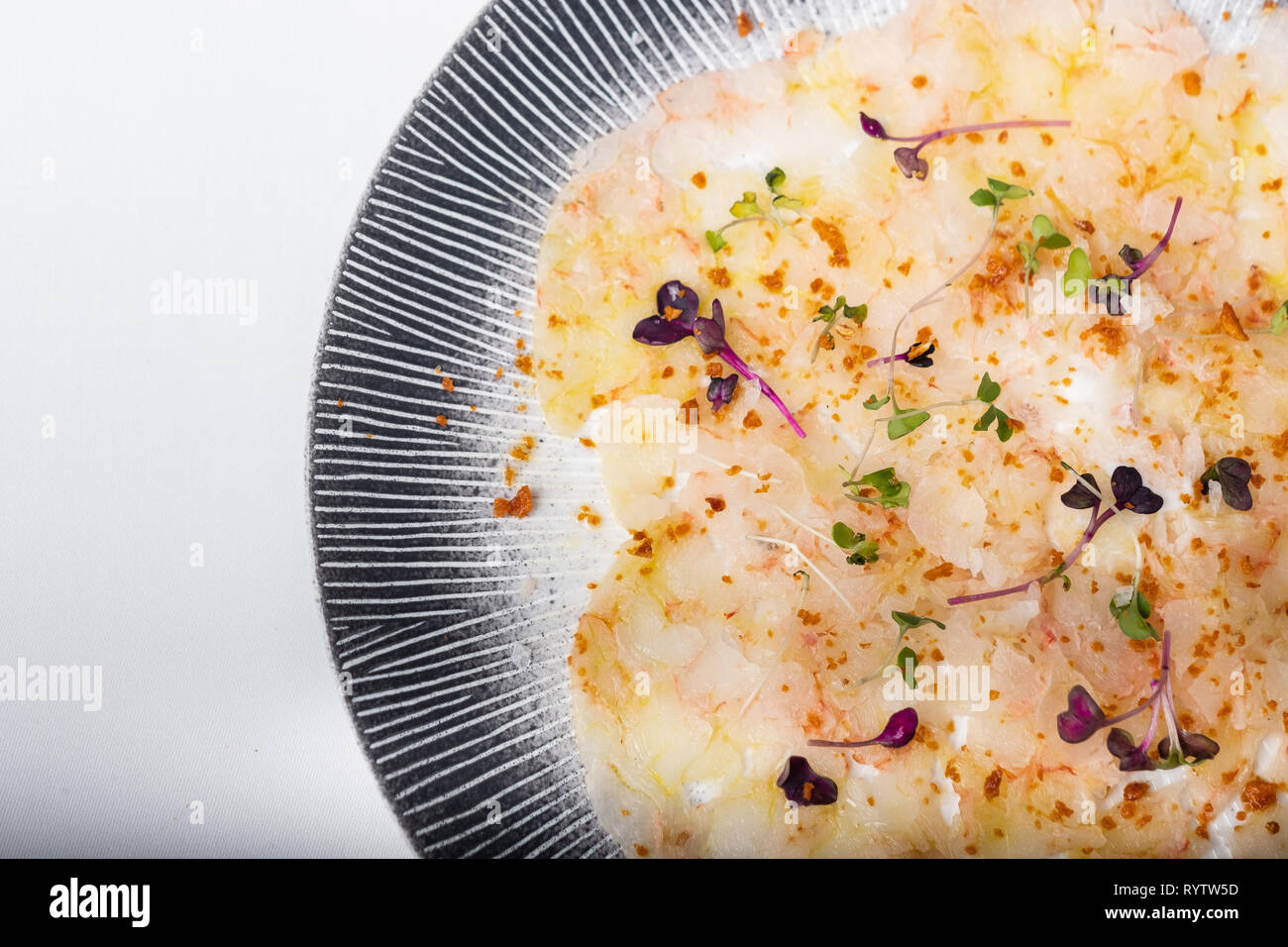 Carpaccio cod fish hi-res stock photography and images - Alamy