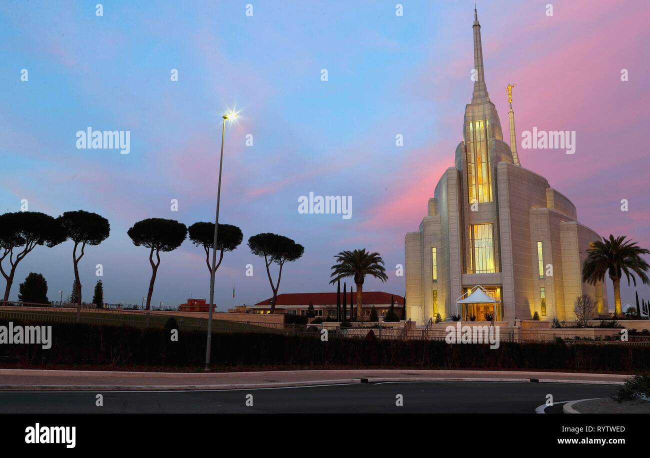 Italy, Rome, 05 March, 2019 : Mormon temple has opened in Rome ...