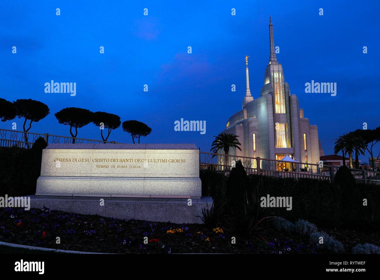 Italy, Rome, 05 March, 2019 : Mormon temple has opened in Rome ...