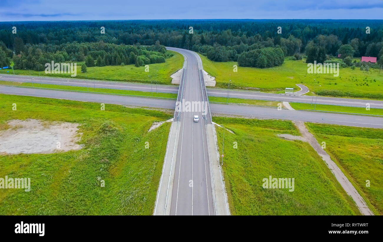 Big concrete road and sky hi-res stock photography and images - Alamy