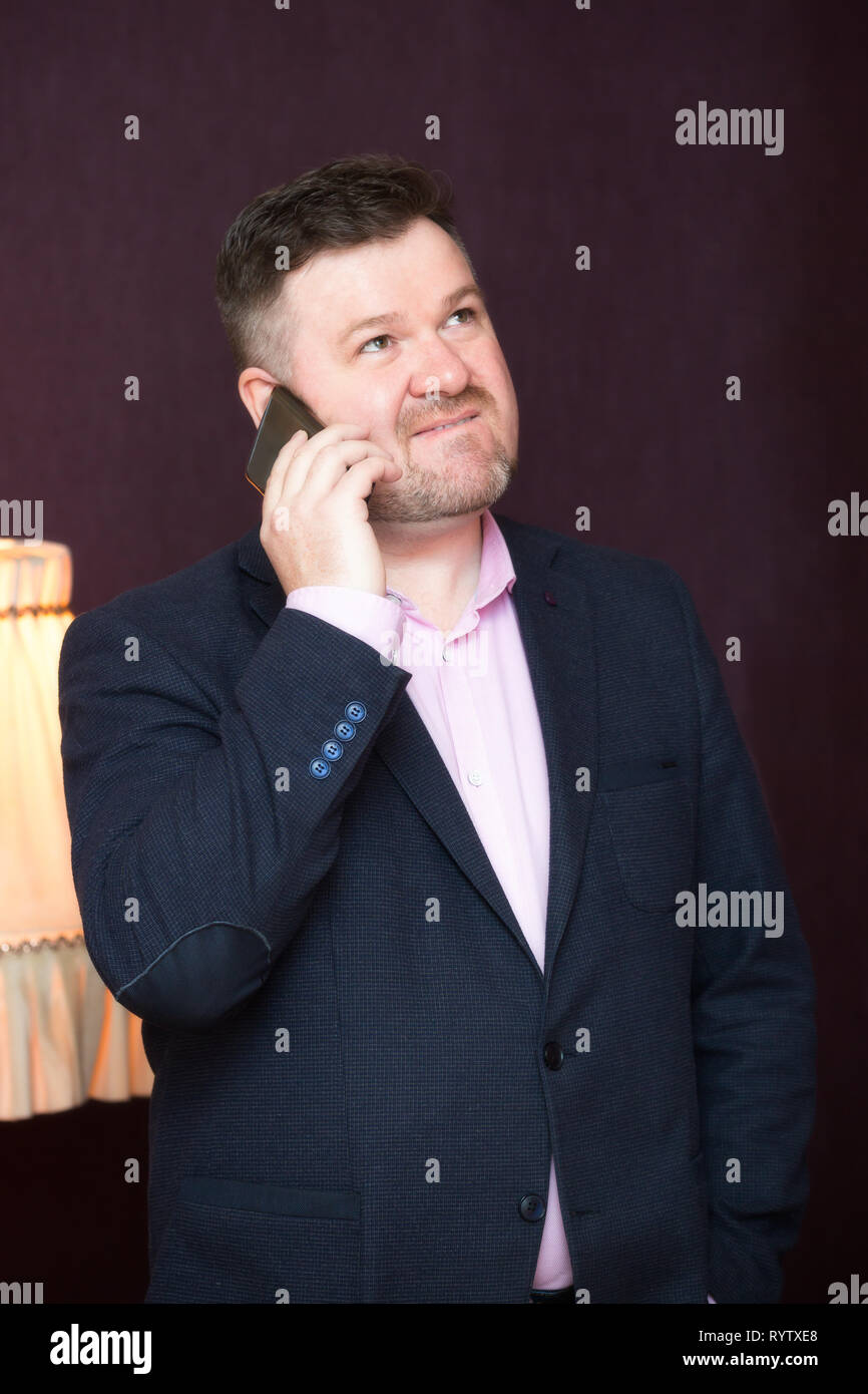 Businessman man fat belly hi-res stock photography and images - Alamy