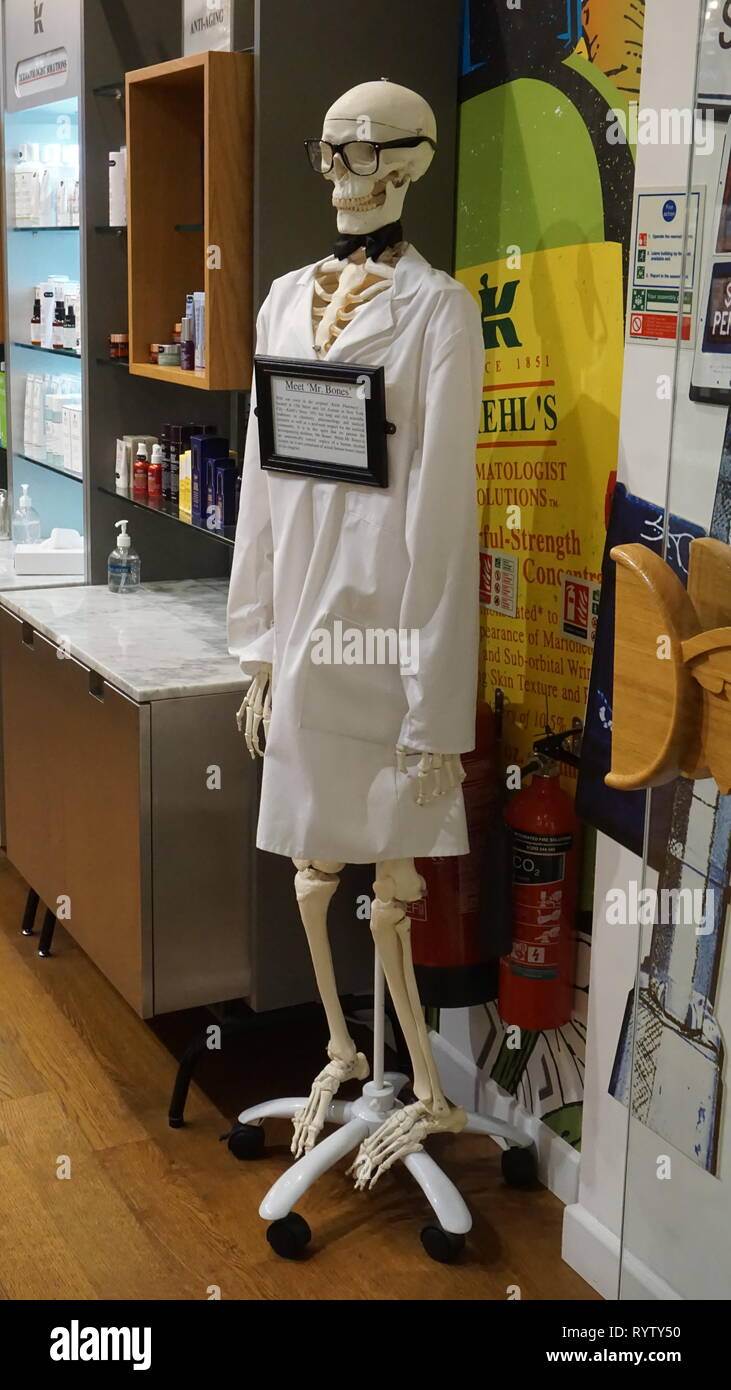 Skeleton wearing glasses hi-res stock photography and images - Alamy