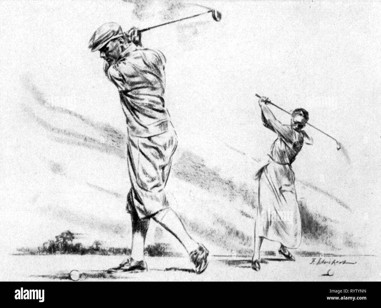 1920s golfer hi-res stock photography and images - Alamy