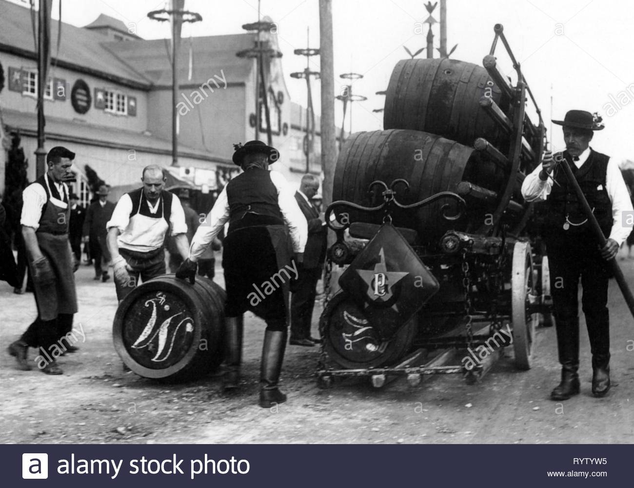 Beer Delivery Black and White Stock Photos & Images - Alamy
