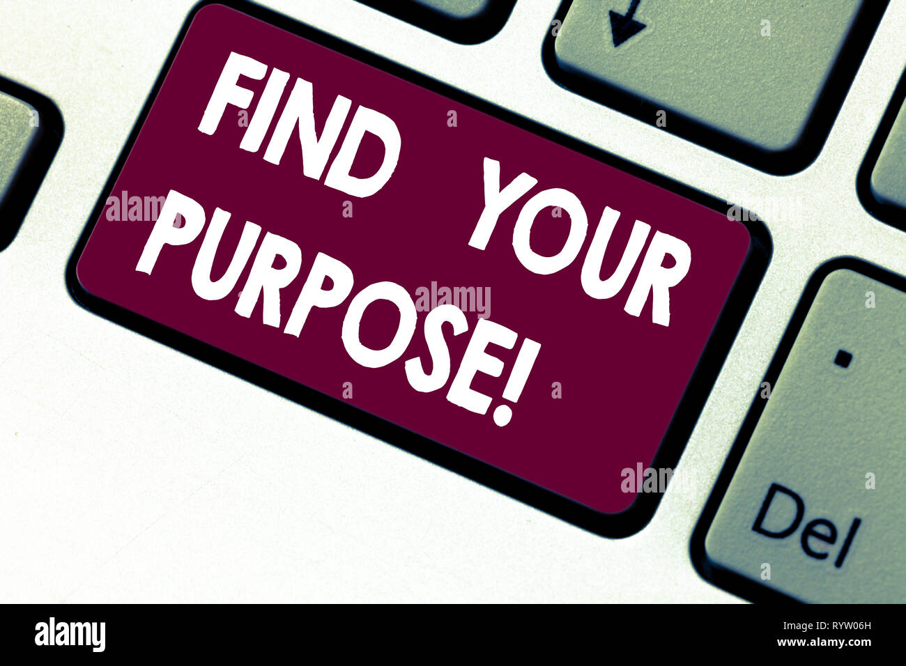 Handwriting text writing Find Your Purpose. Concept meaning life goals ...
