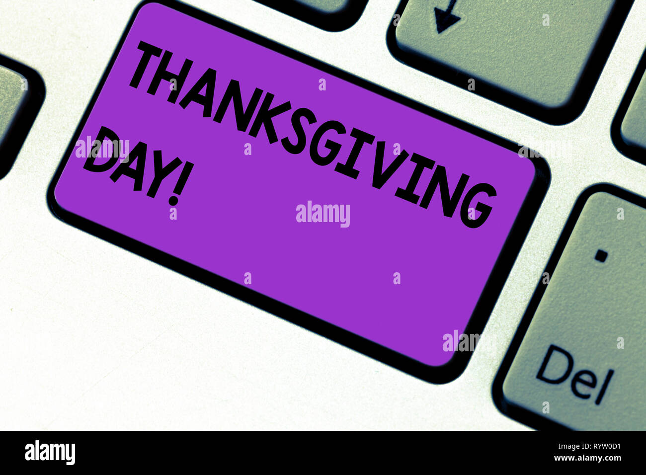 Writing note showing Thanksgiving Day. Business photo showcasing ...