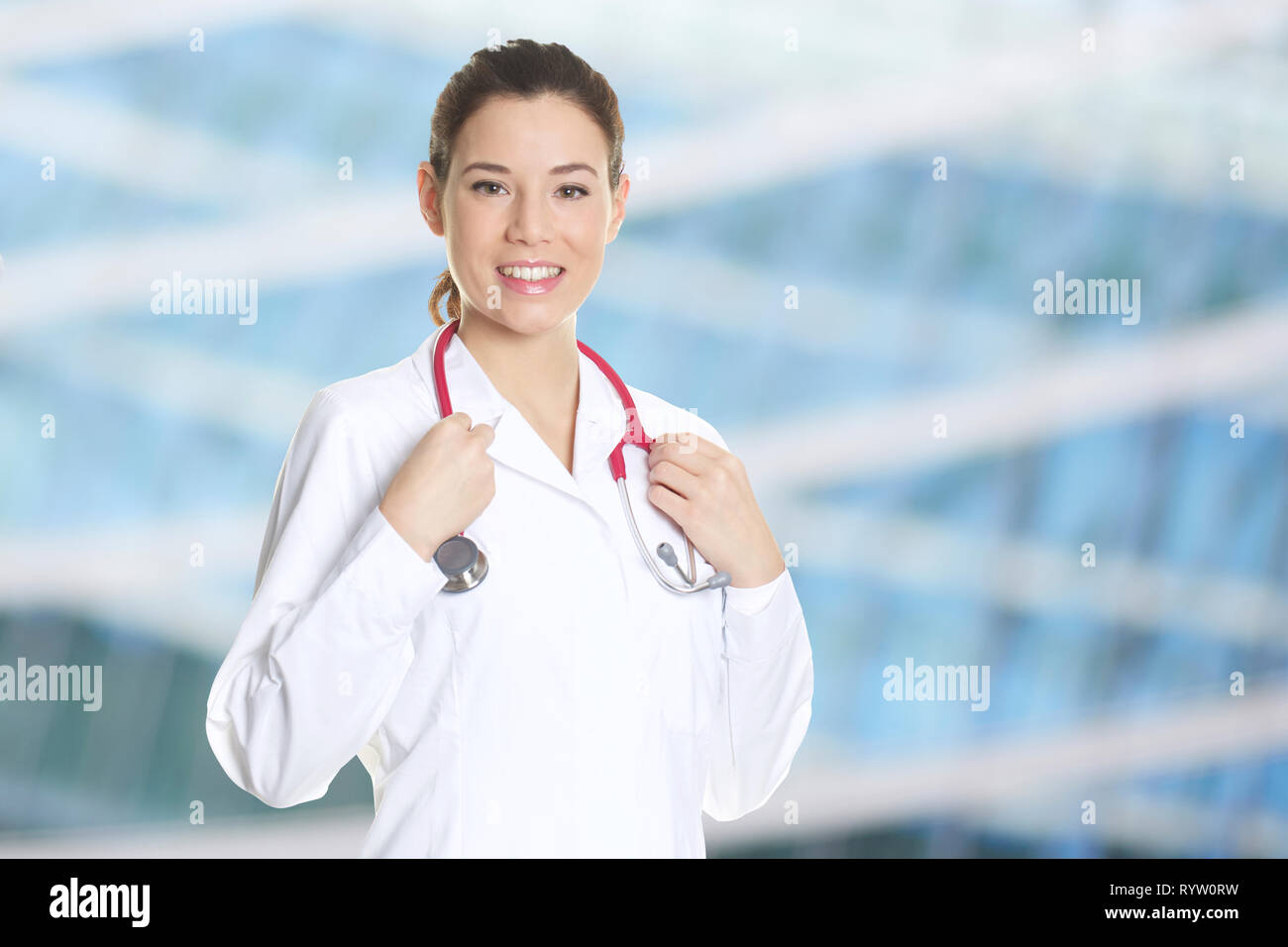 Young woman human doctor hi-res stock photography and images - Alamy