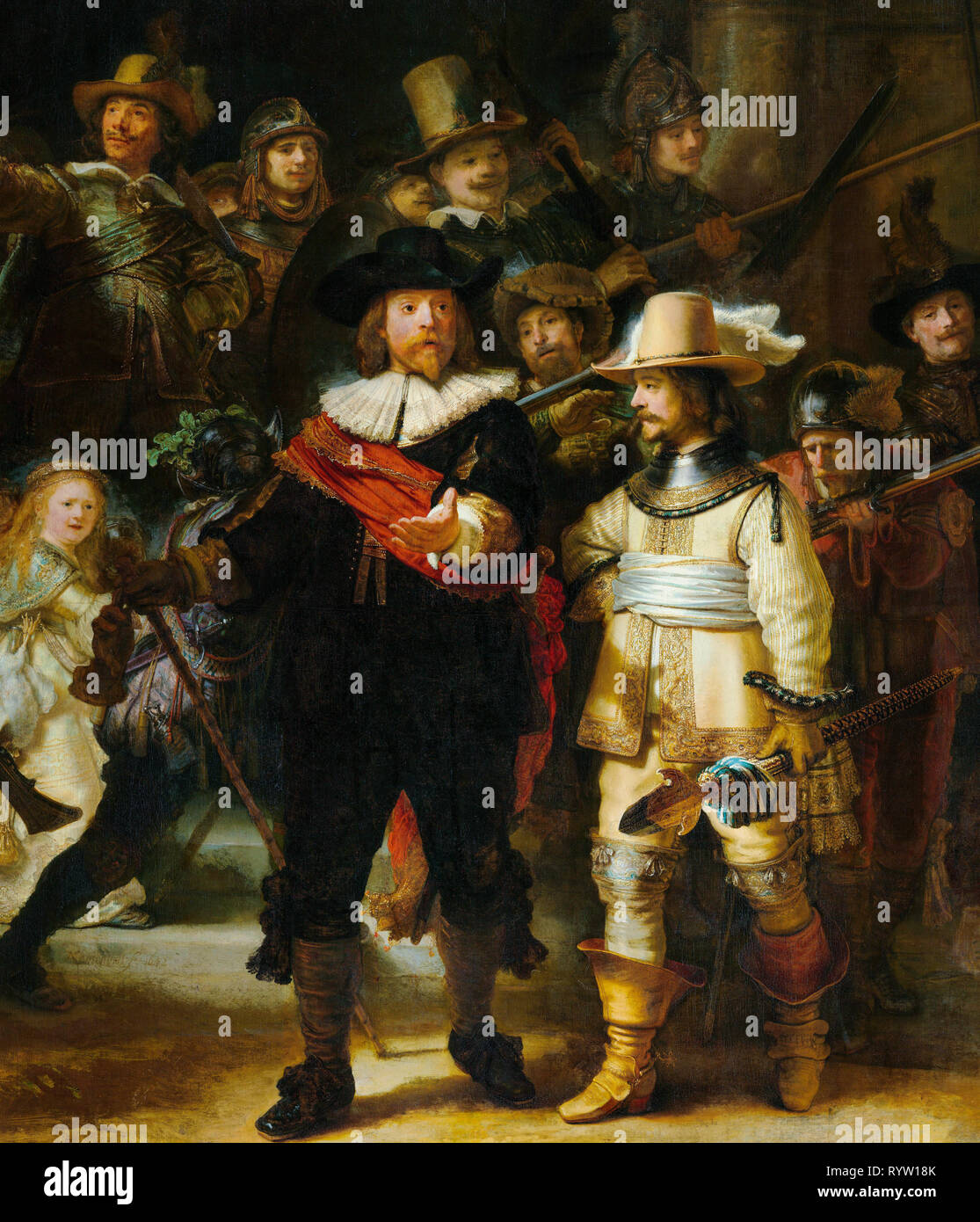 Rembrandt paintings the night watch hi-res stock photography and images ...