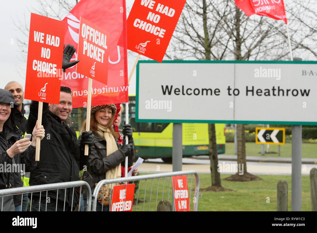 British Airways cabin crew start a three day strike over pay and ...