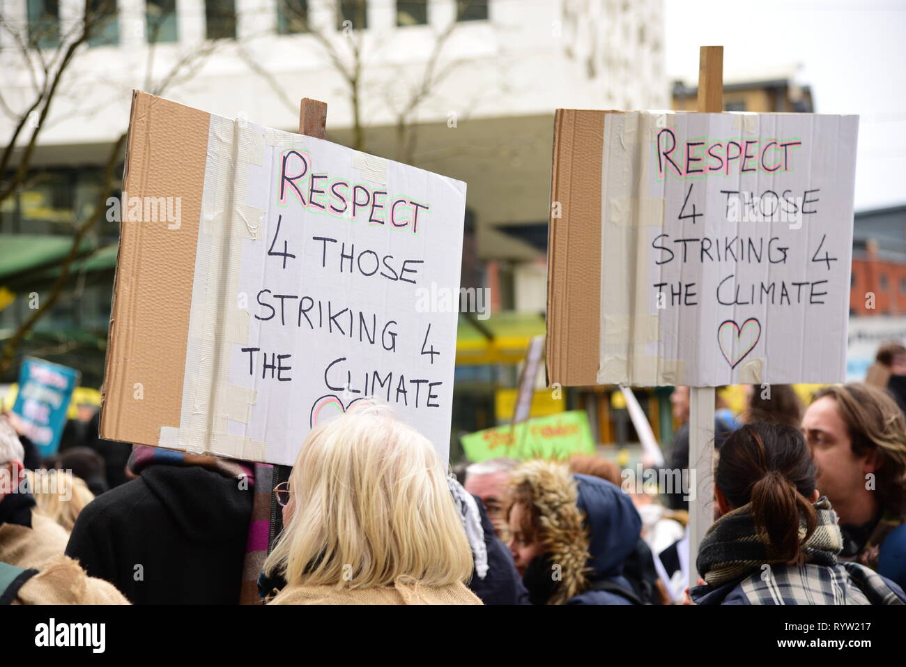 Schools climate change protest hi-res stock photography and images - Alamy